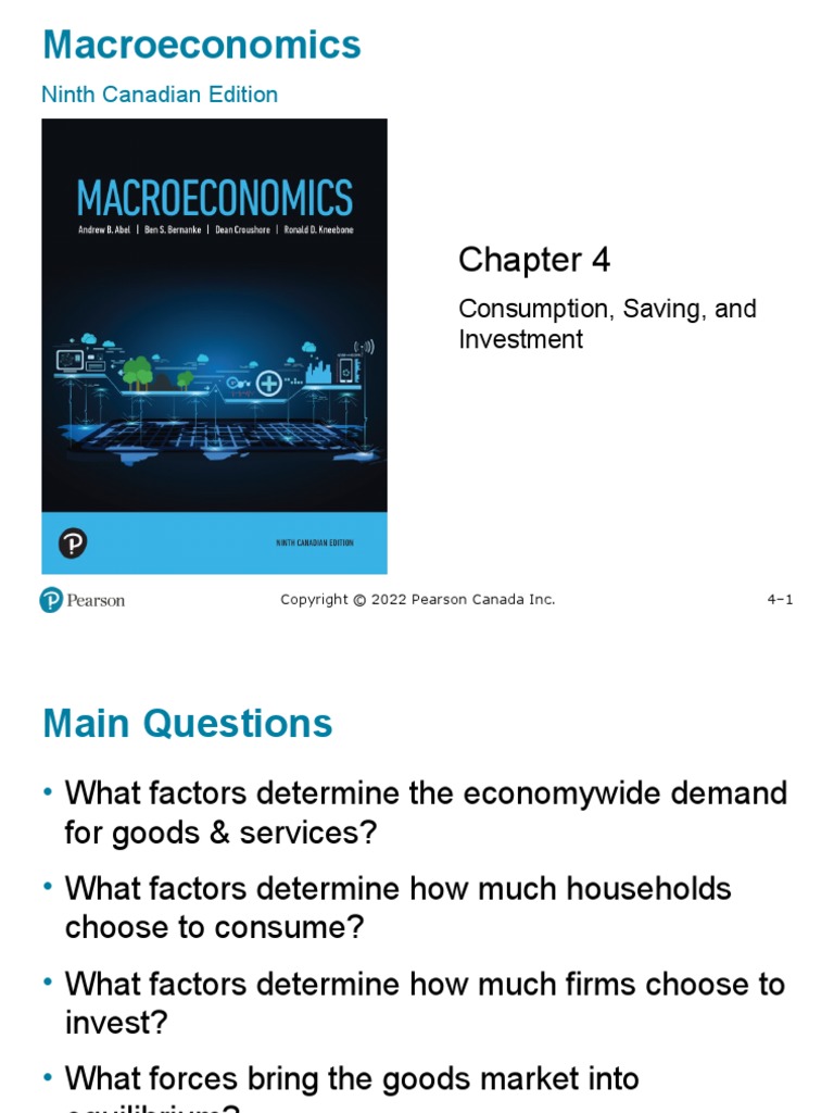 Macroeconomics: Ninth Canadian Edition | PDF | Economic Equilibrium ...