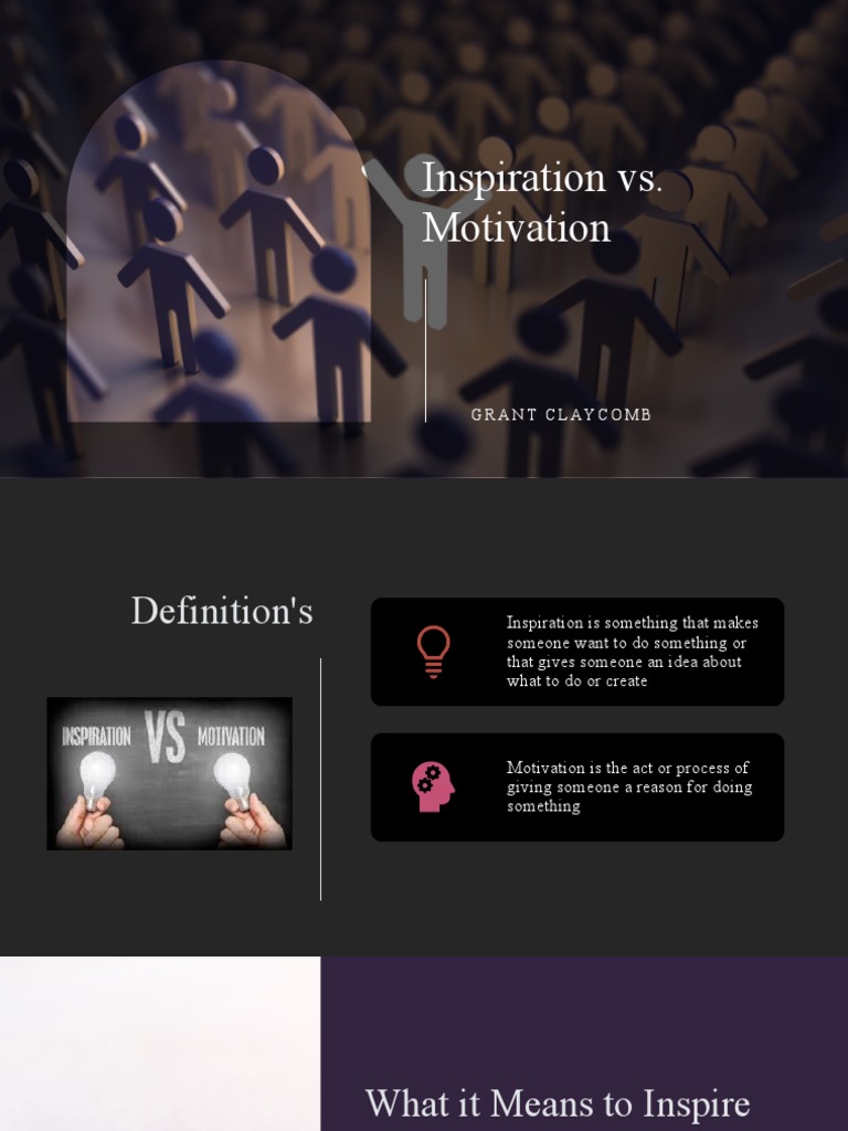 Inspiration vs. Motivation in Leadership | PDF | Motivation | Motivational