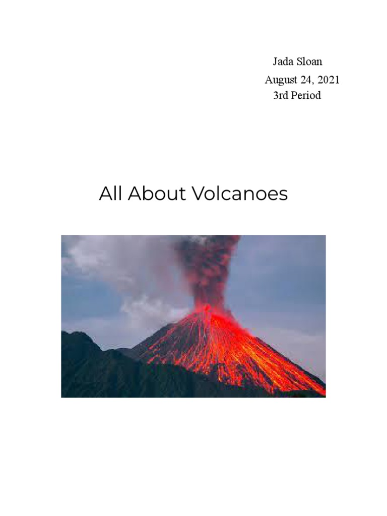 Volcanoes | PDF | Volcano | Types Of Volcanic Eruptions