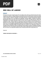 Hapag-Lloyd Bill of Lading Terms and Conditions | PDF | Bill Of Lading ...