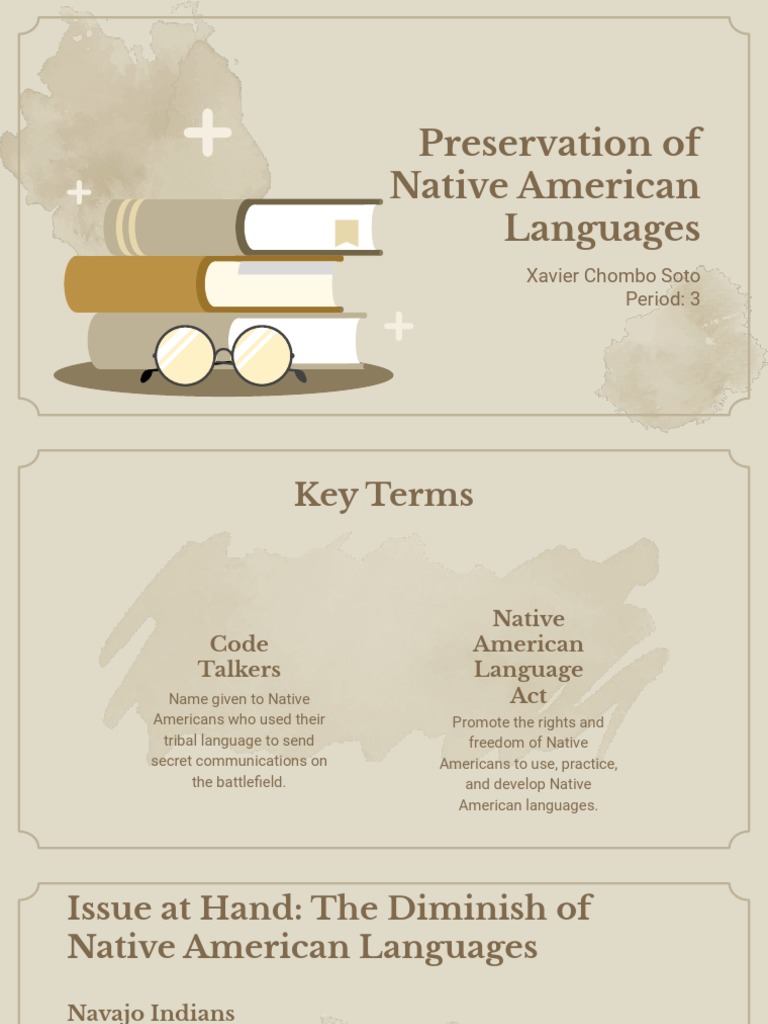 Preservation of Native American Languages | PDF | Native Americans In ...