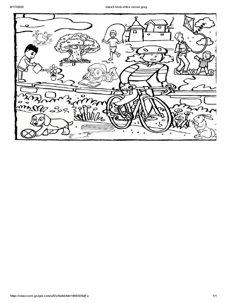 Class3-Hindi-Chitra Varnan - Jpeg | PDF