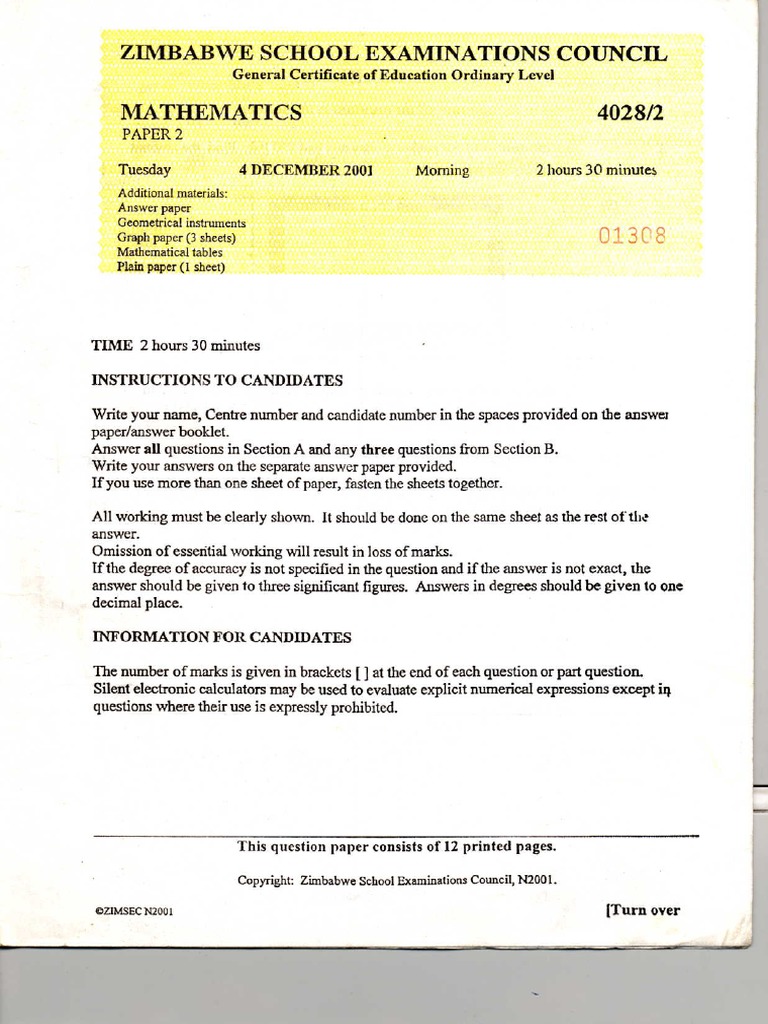 New General Mathematics Book 4 | PDF