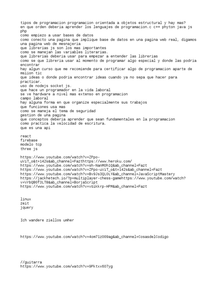 Programacion | PDF
