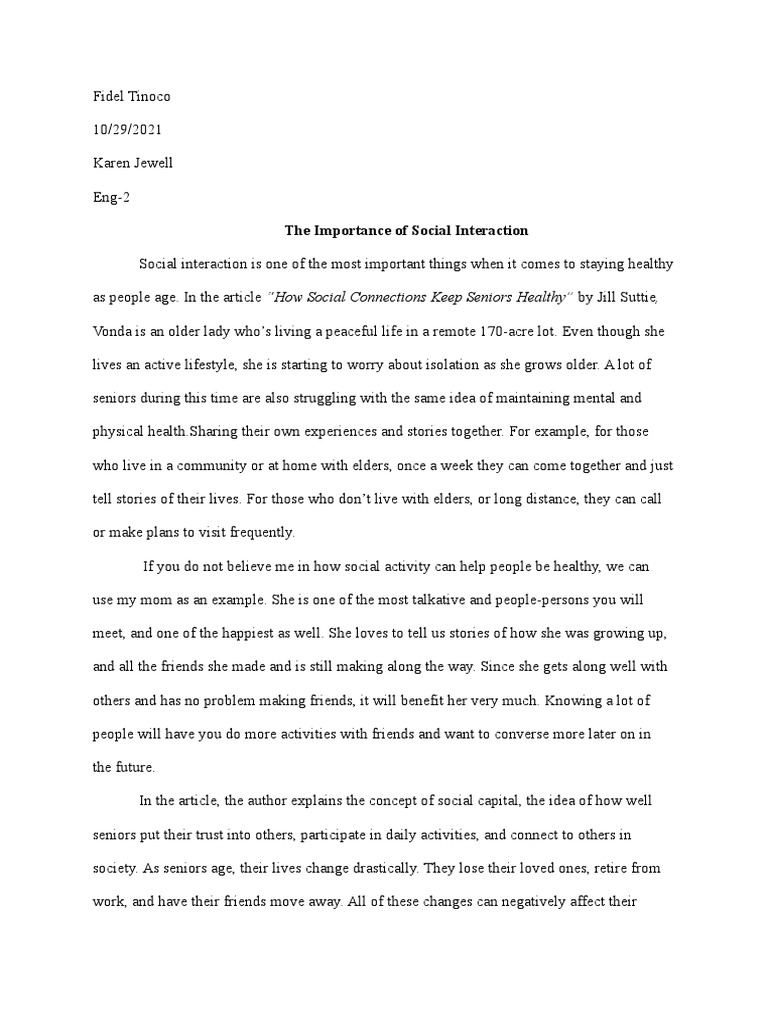 the-importance-of-social-interaction-pdf-mental-health-social-capital