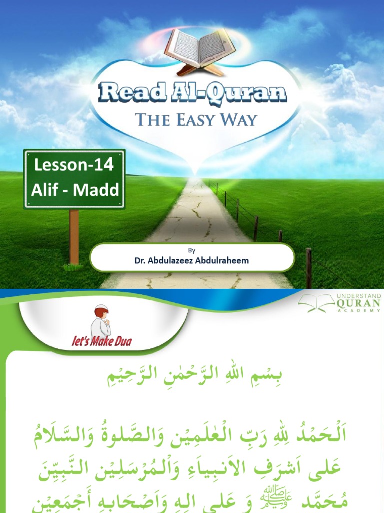 14 Alif Madd | PDF | Arabs | Languages Of Asia