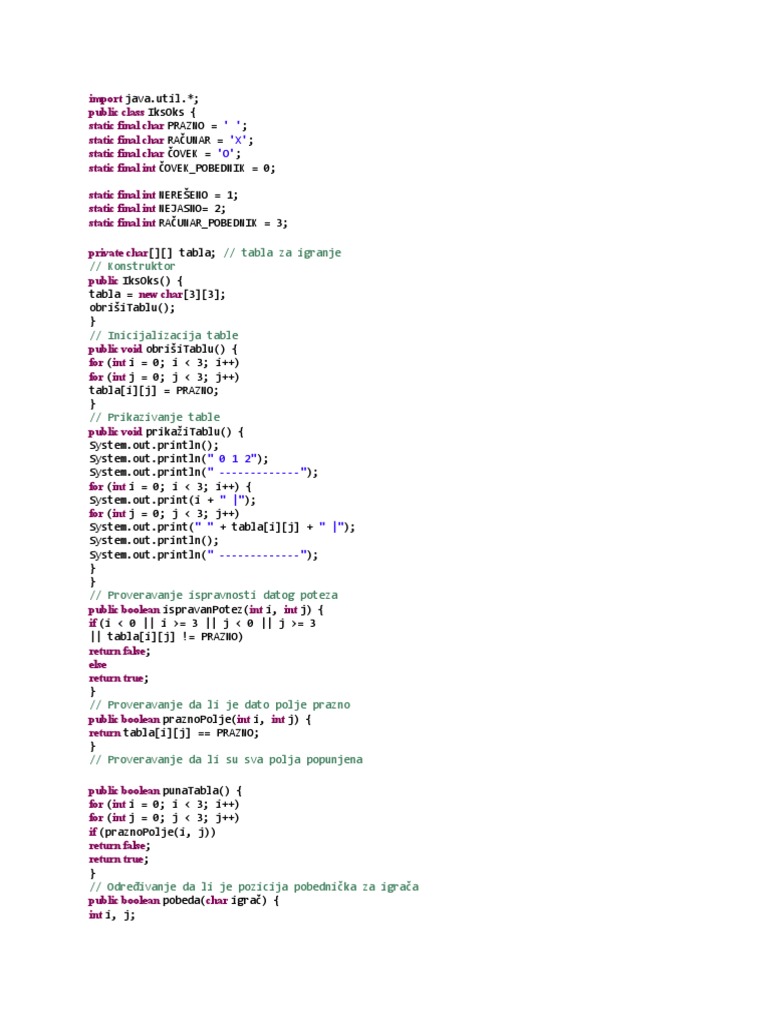 Iks Oks Java | PDF