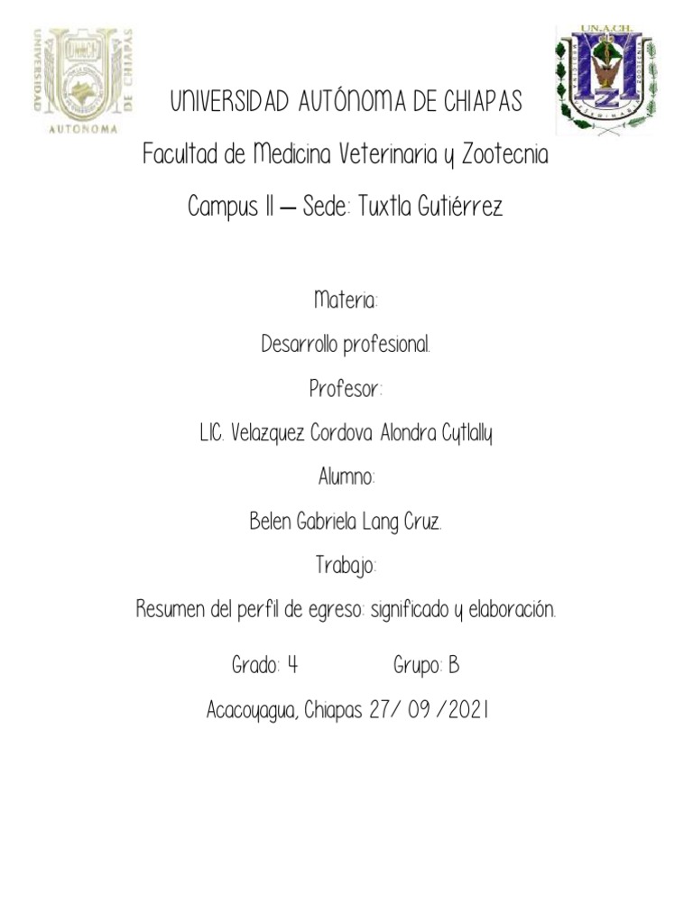 Significado y Elaboración del Perfil de Egreso | PDF | Plan de estudios