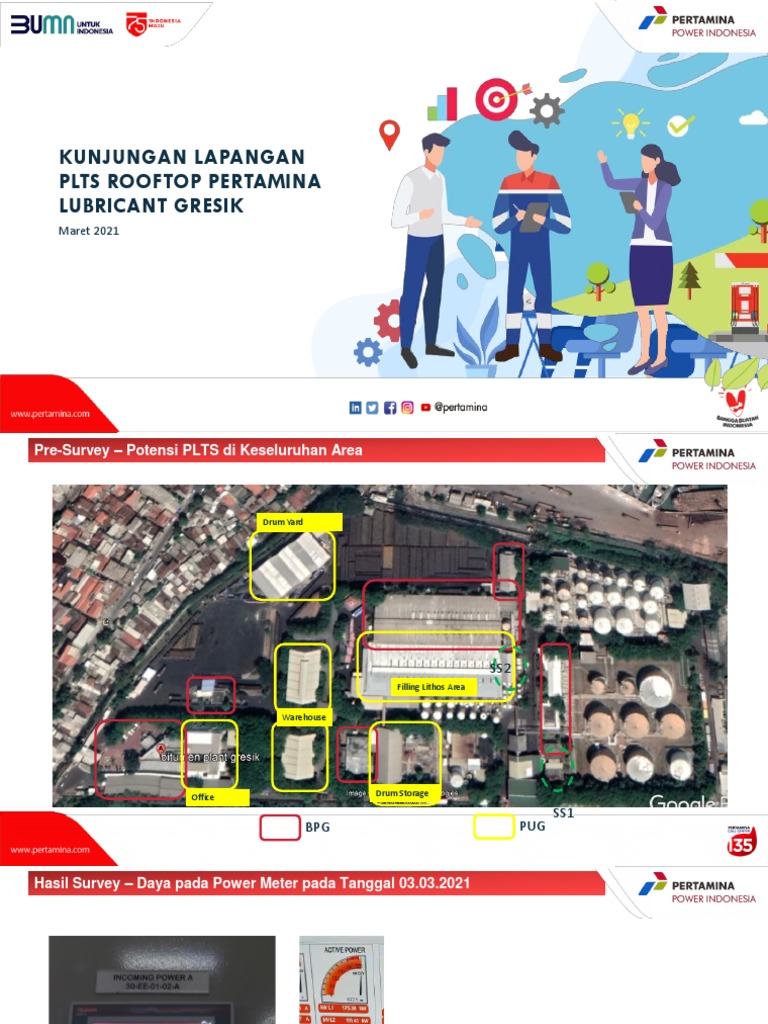 Contoh Report Survey - Hasil Site Survey Pertamina Lubricant Gresik | PDF