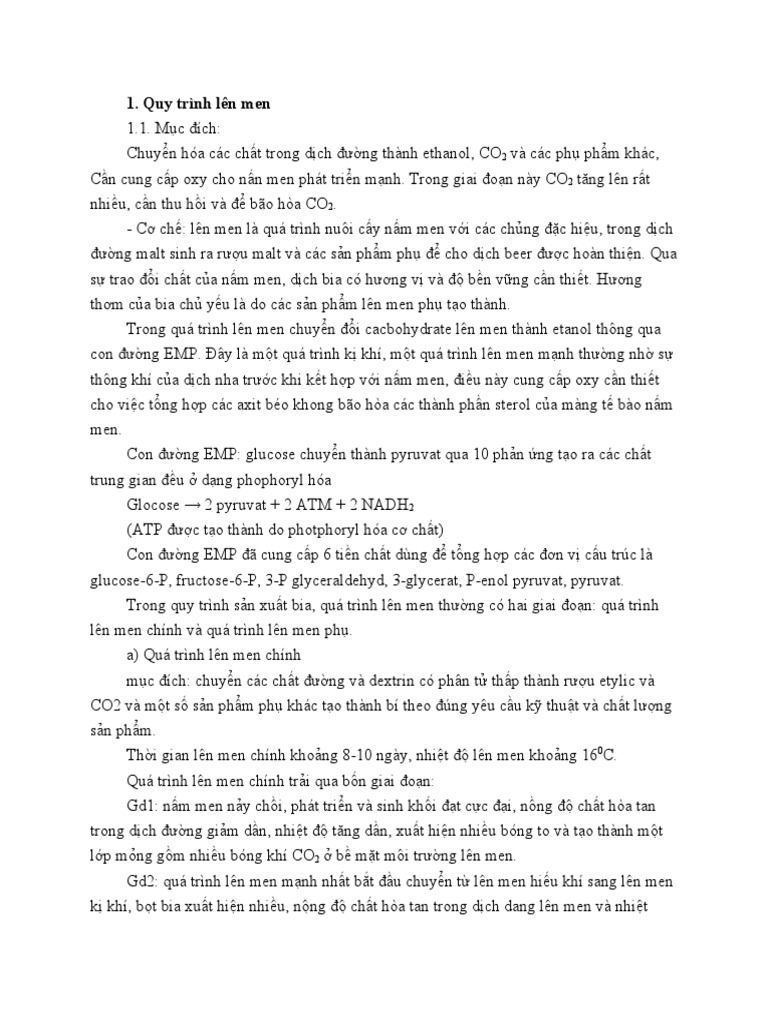 Lên Men | PDF