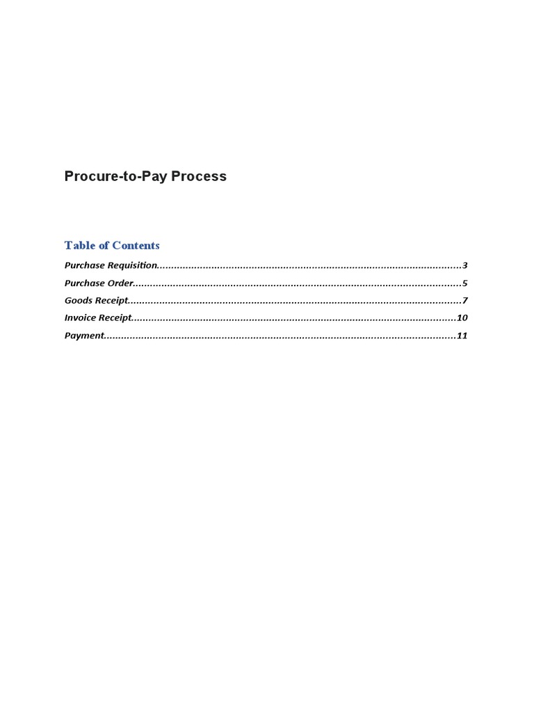 P2P Cycle | PDF | Receipt | Business
