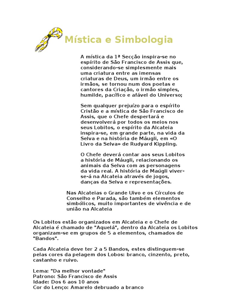Mística e Simbologia | PDF | Francisco de Assis | Religião e crença