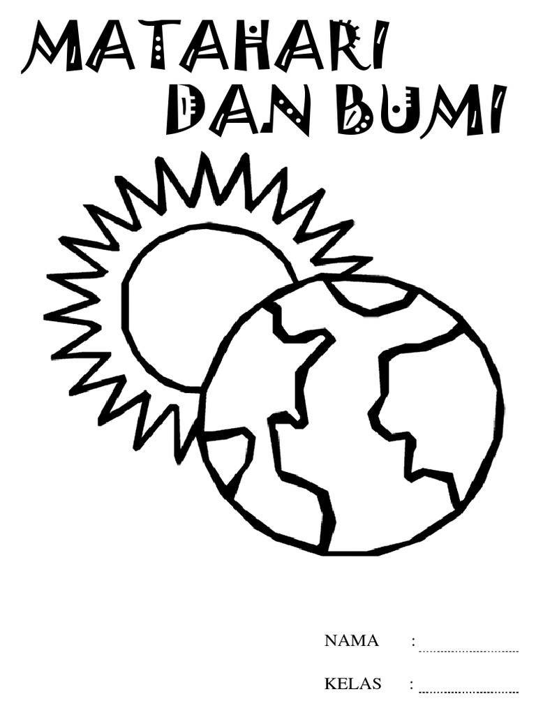 Earth's Rotation Coloring Page | PDF