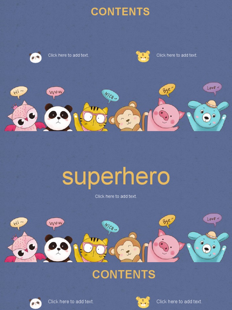 Blue Cartoon Animal Presentation-WPS Office | PDF | Cognition ...