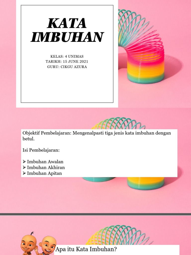 BM (Kata Imbuhan) | PDF