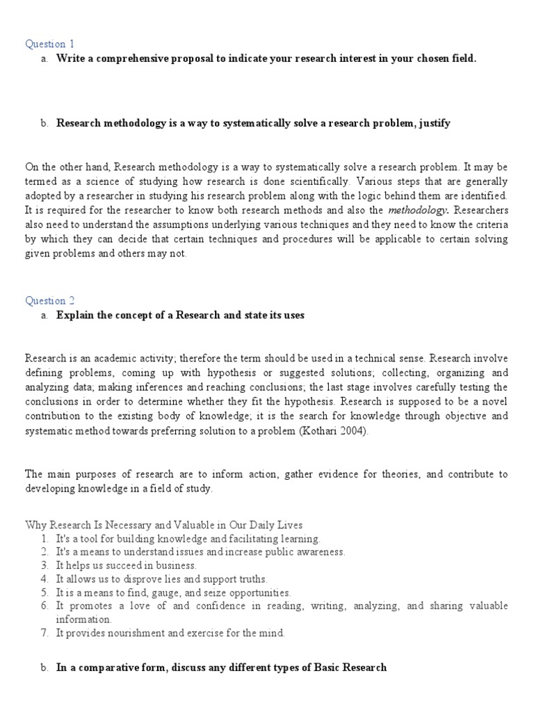 Understanding Research Methodology Types | PDF | Sampling (Statistics ...