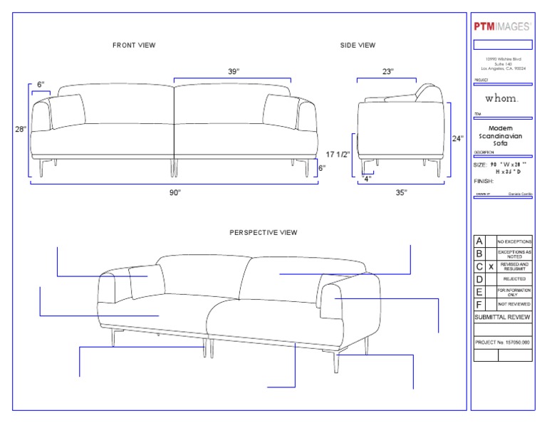 Modern Scandinavian Sofa | PDF
