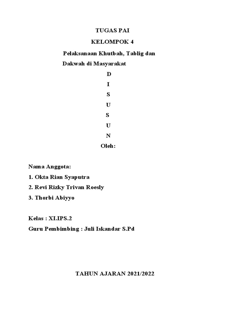 Tugas Pai Kel. 4 | PDF