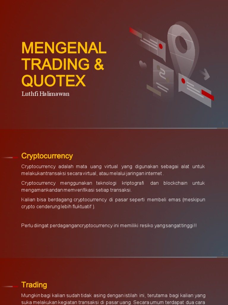 MENGENAL TRADING DAN QUOTEX | PDF