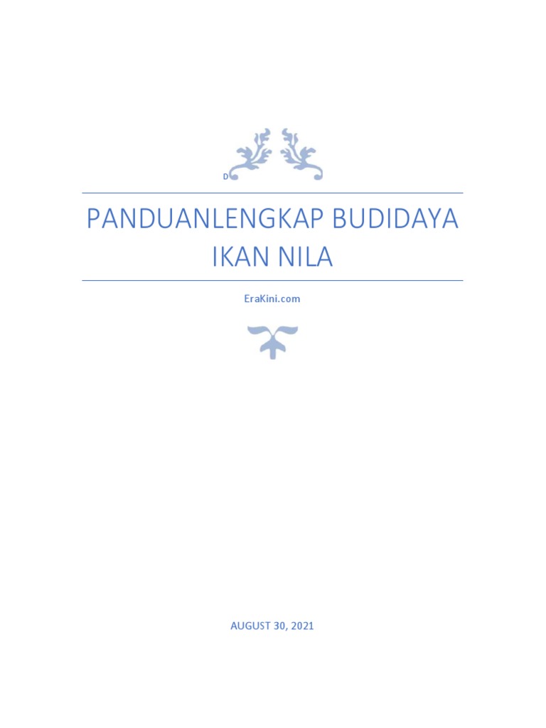 Panduan Lengkap Budidaya Ikan Nila - Compressed | PDF Panduan Lengkap Budidaya Ikan Nila - Compressed | PDF