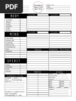 Star Wars d20 Fillable Character Sheet | PDF | Gaming | Role Playing Games