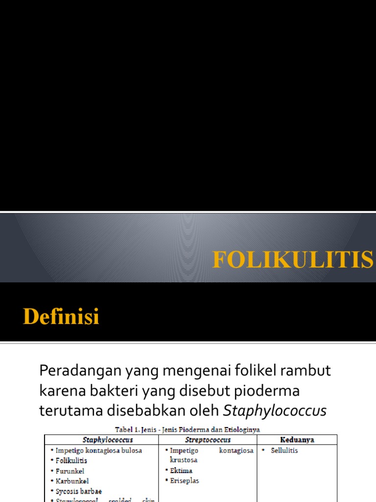 Folikulitis | PDF
