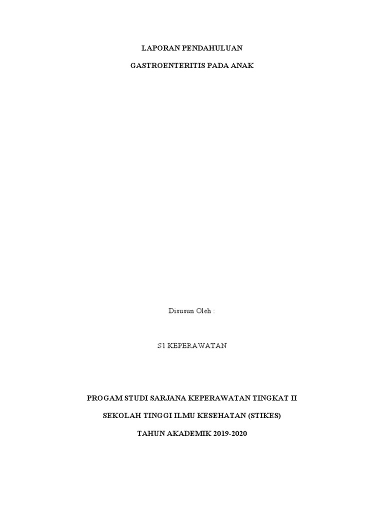 LP Gastroenteritis | PDF