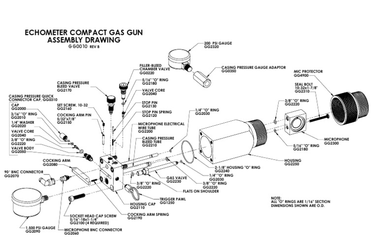 Echometer Gas Gun Assembly Parts | PDF | Electrical Connector ...
