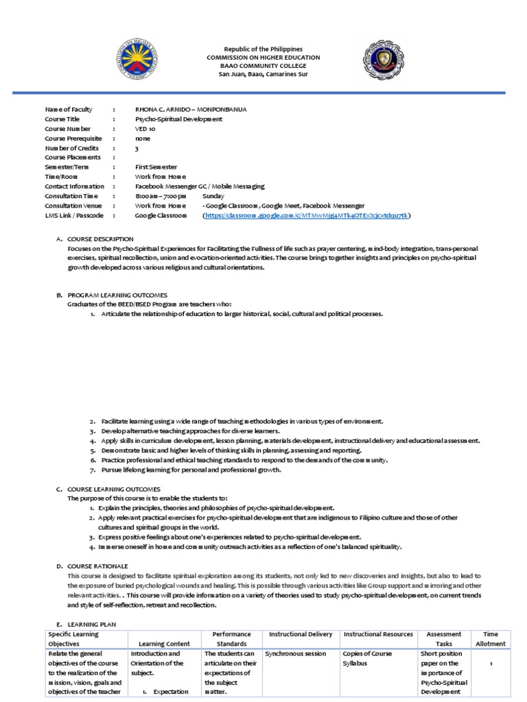 Psycho-Spiritual Development: A Course on Facilitating Inner Growth and ...