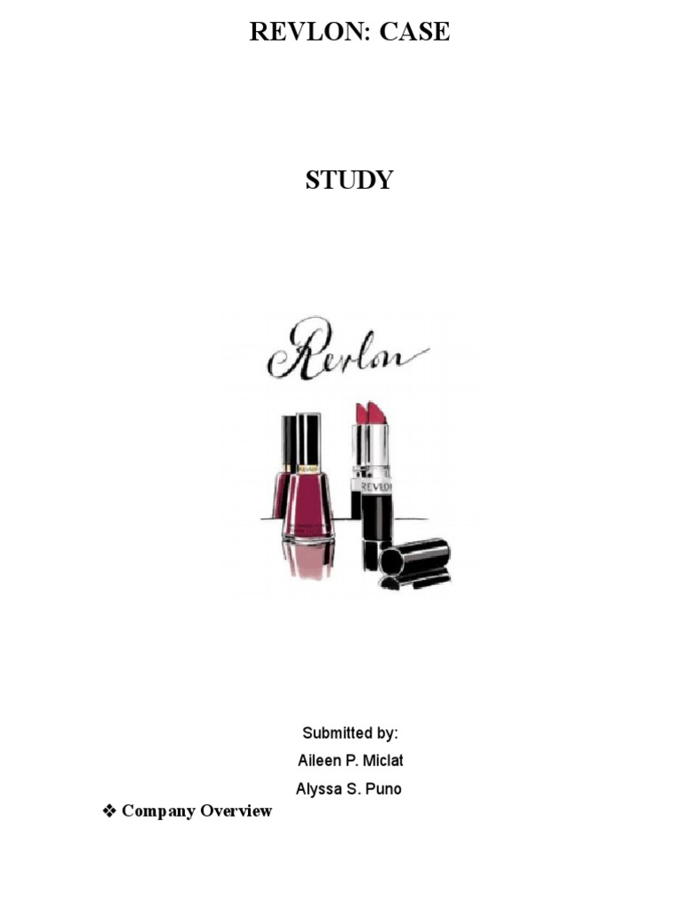 Case-Study Introduction Revlon | Download Free PDF | Cosmetics | Toiletry