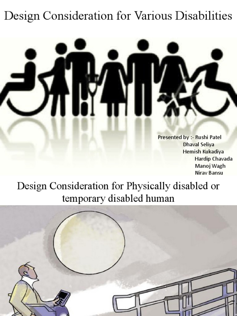 Design Consideration For Different Disabilities | PDF | Visual ...