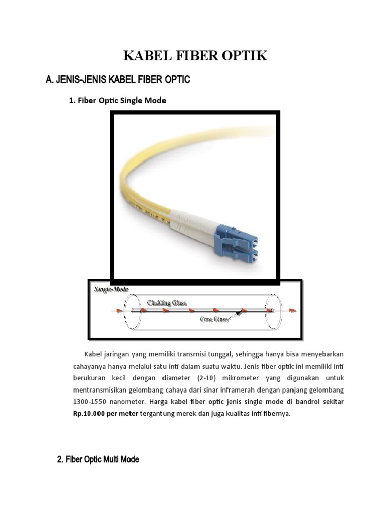 Tentang Fiber Optik | PDF