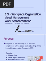 5S Floor Marking Tape Color Standards | PDF | Safety | Occupational ...