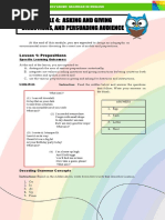 Preposition How It's Used? Examples Showing Time: After | PDF