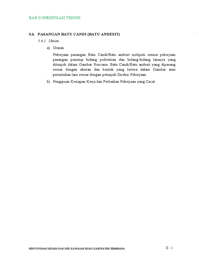 Spek Andesit Dan Penanaman Rumput Pohon | PDF