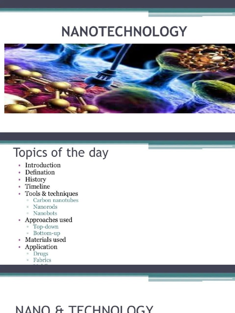 Nanotechnology | PDF