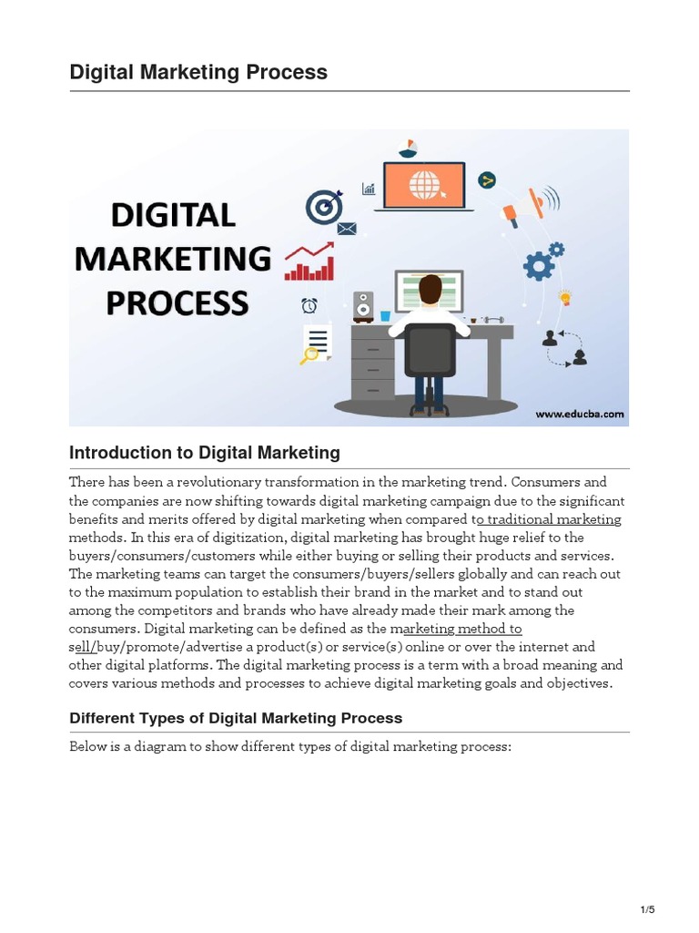 Digital Marketing Process | PDF | Digital Marketing | Marketing
