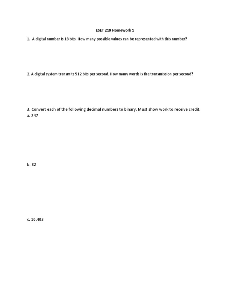 Digital Systems Homework | PDF | Computers