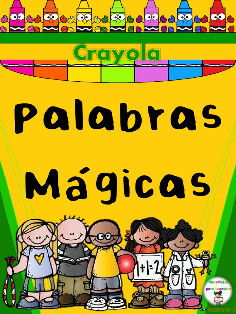 Palabras Mágicas Estilo Crayola | PDF