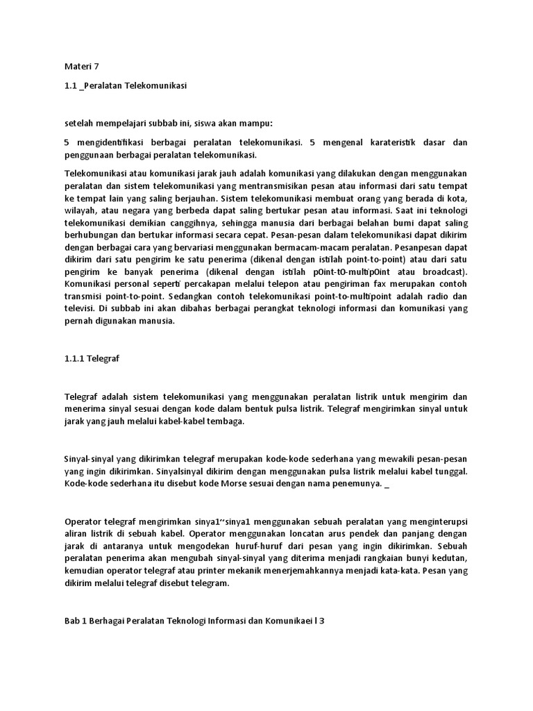 Materi 7.1 Kesimpulan | PDF