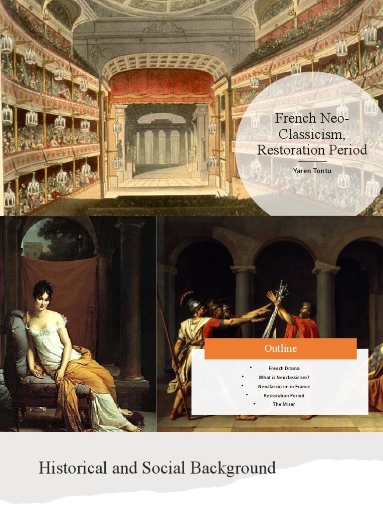 French Neo-Classicism, Restoration Period | PDF | Molière | Theatre