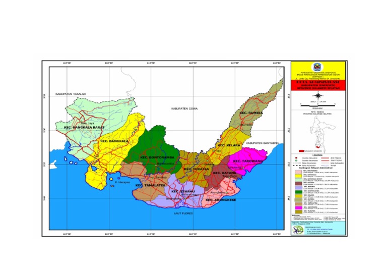 Peta Jeneponto | PDF