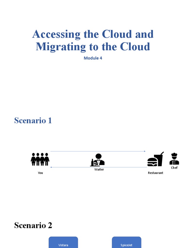 Accessing The Cloud and Migrating To The Cloud | PDF | Web Service ...