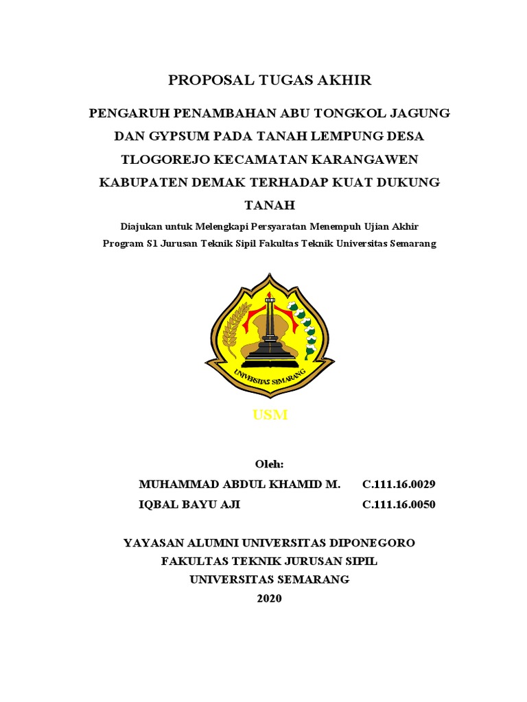 Proposal Tugas Akhir Iqbal Mex | PDF