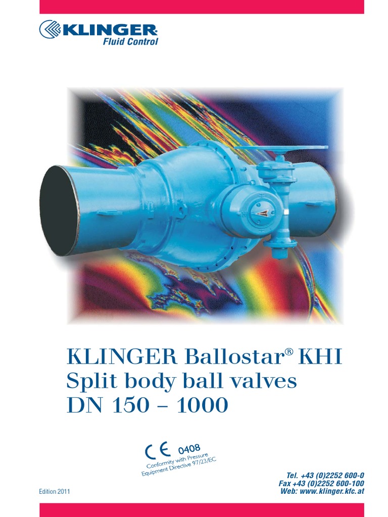 Klinger Kuglaste Slavine | PDF | Valve | Actuator