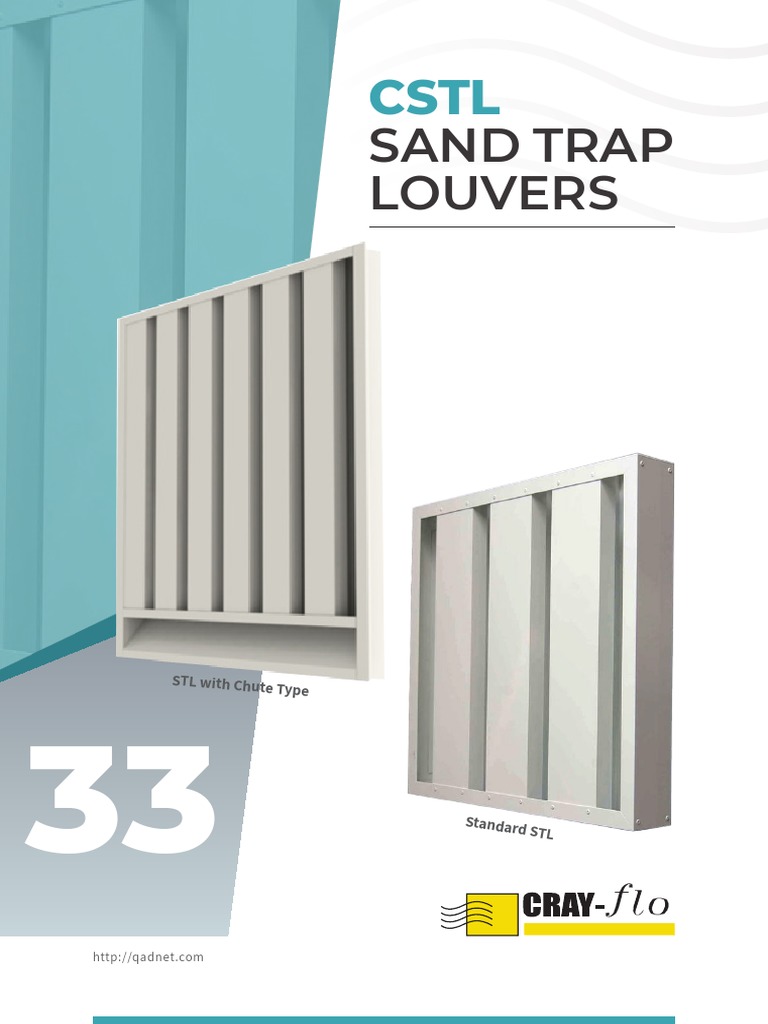 Sand Trap Louvers Overview and Specs | PDF | Filtration | Extrusion