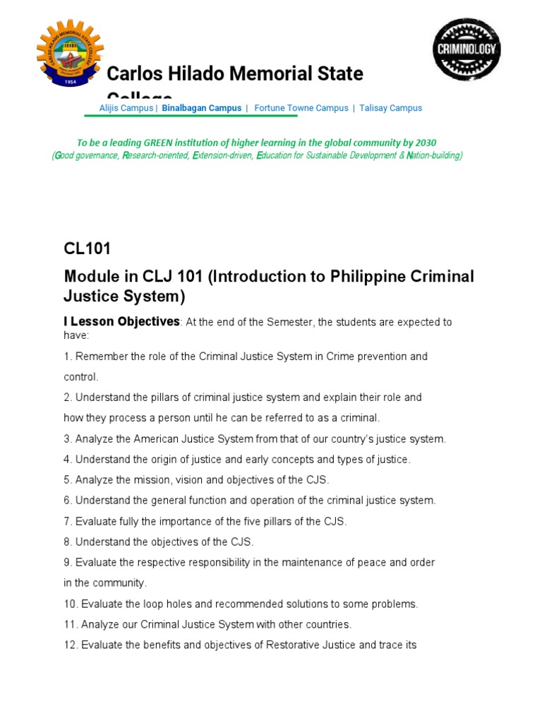 Cjs Module Final Output | PDF | Prosecutor | Prison