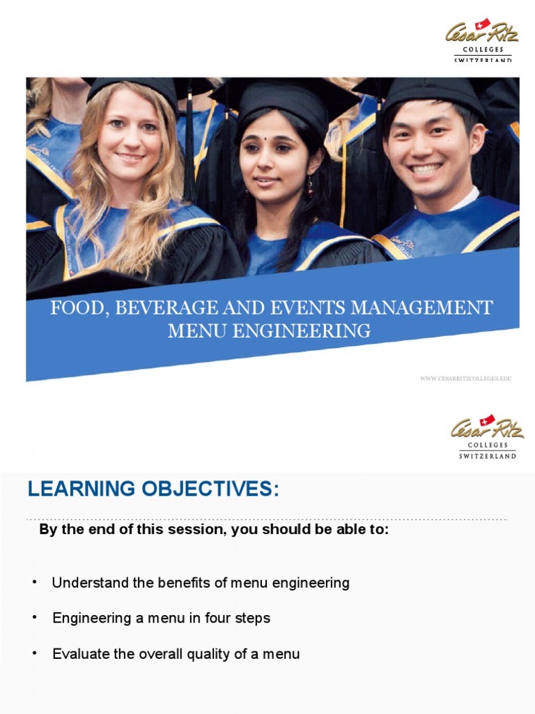 Menu Engineering for Profitability | PDF | Menu | Hors D'oeuvre