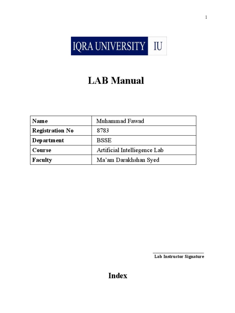 LAB Manual | PDF | Computer Engineering | Software Development