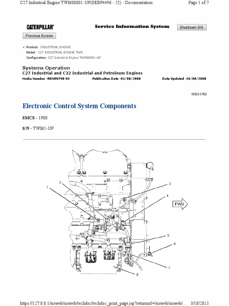 Electronic Control System Components | PDF | Fuel Injection | Power Supply